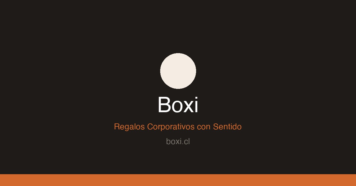 Catálogo Productos Corporativos | Boxi Chile
